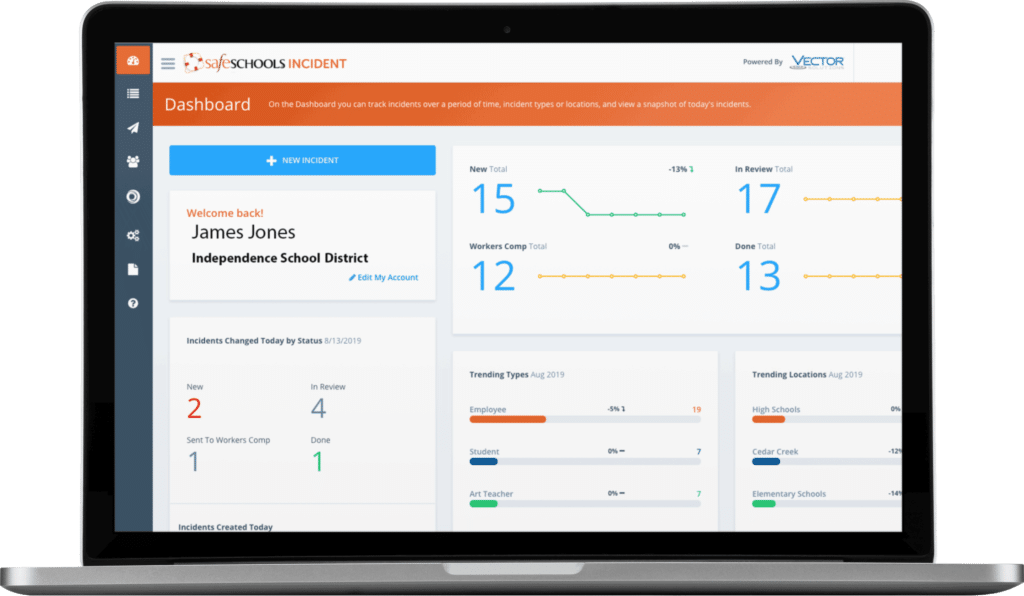 School District & K-12 Education Safety Management Software System