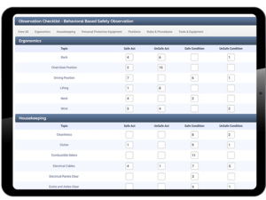 Behavior Based Safety Observation Management Software