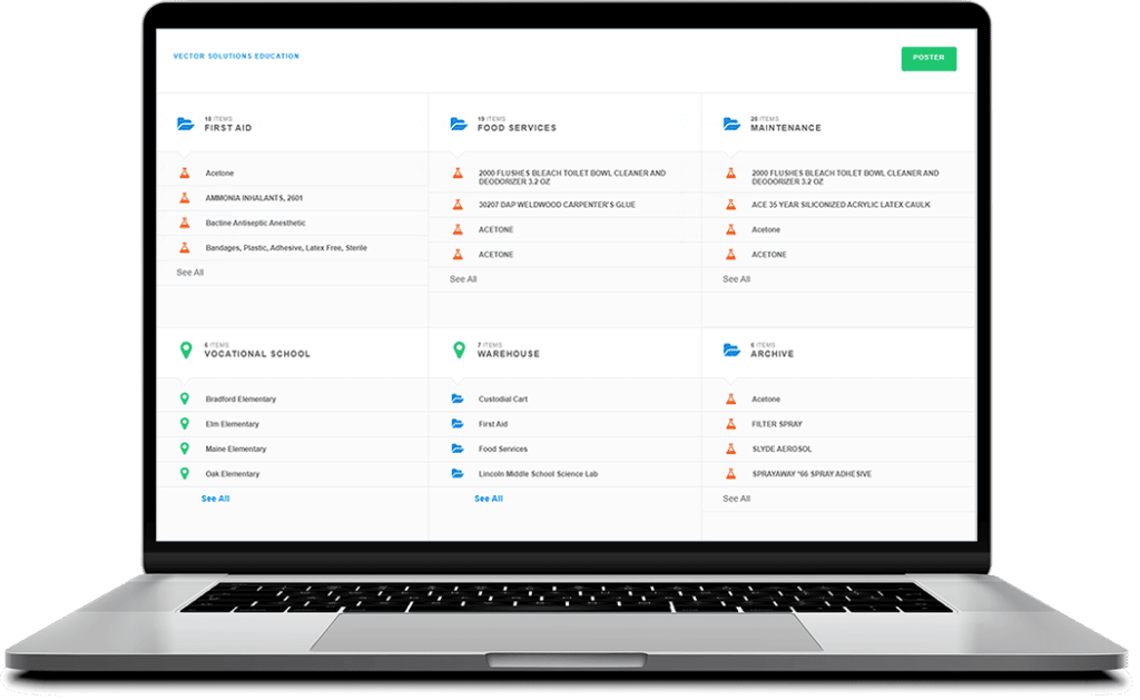 Safety Data Sheets (SDS) & Chemical Management Software System