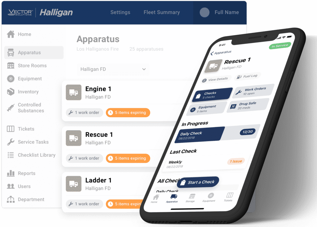 Daily Equipment Inspection & Inventory Check Mobile App