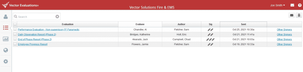 Evaluations+ New Signature Workflow | Vector Solutions