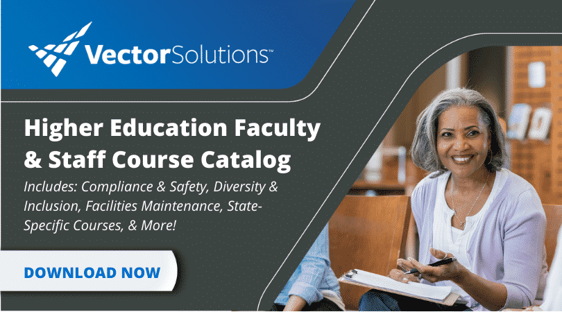 Higher Education Course Catalog | Vector Solutions
