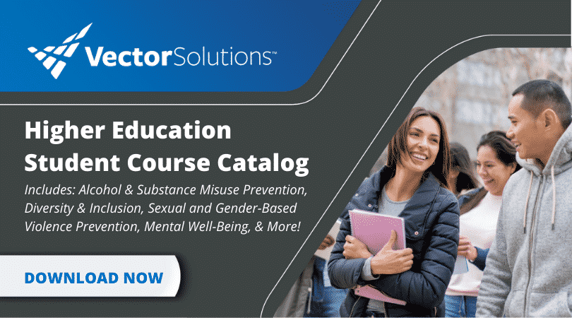 Higher Education Student Course Catalog | Vector Solutions