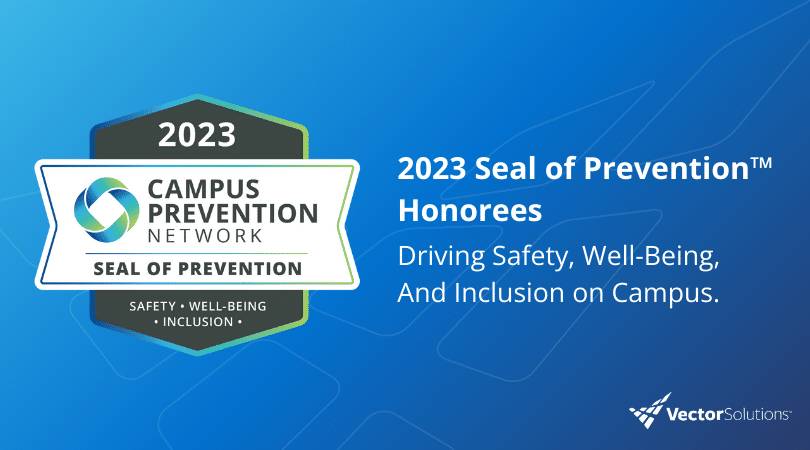 Vector Solutions Announces 2023 CPN Seal of Prevention™ Recipients