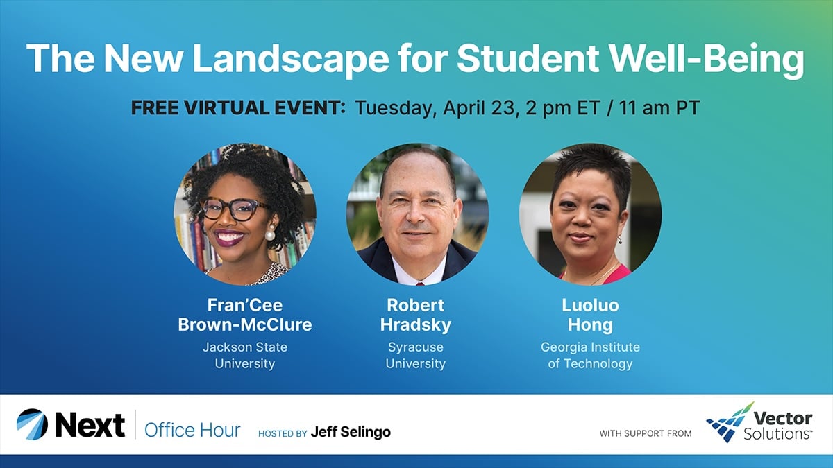 The New Landscape of Student Well-Being Office Hour | Vector Solutions
