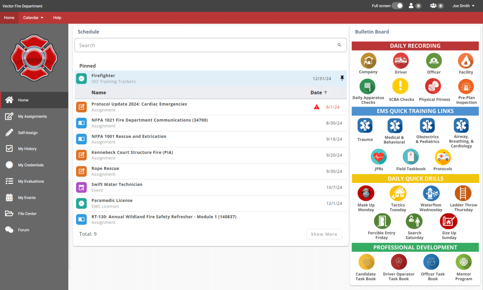 Purpose-Built Fire Department Training Records Software