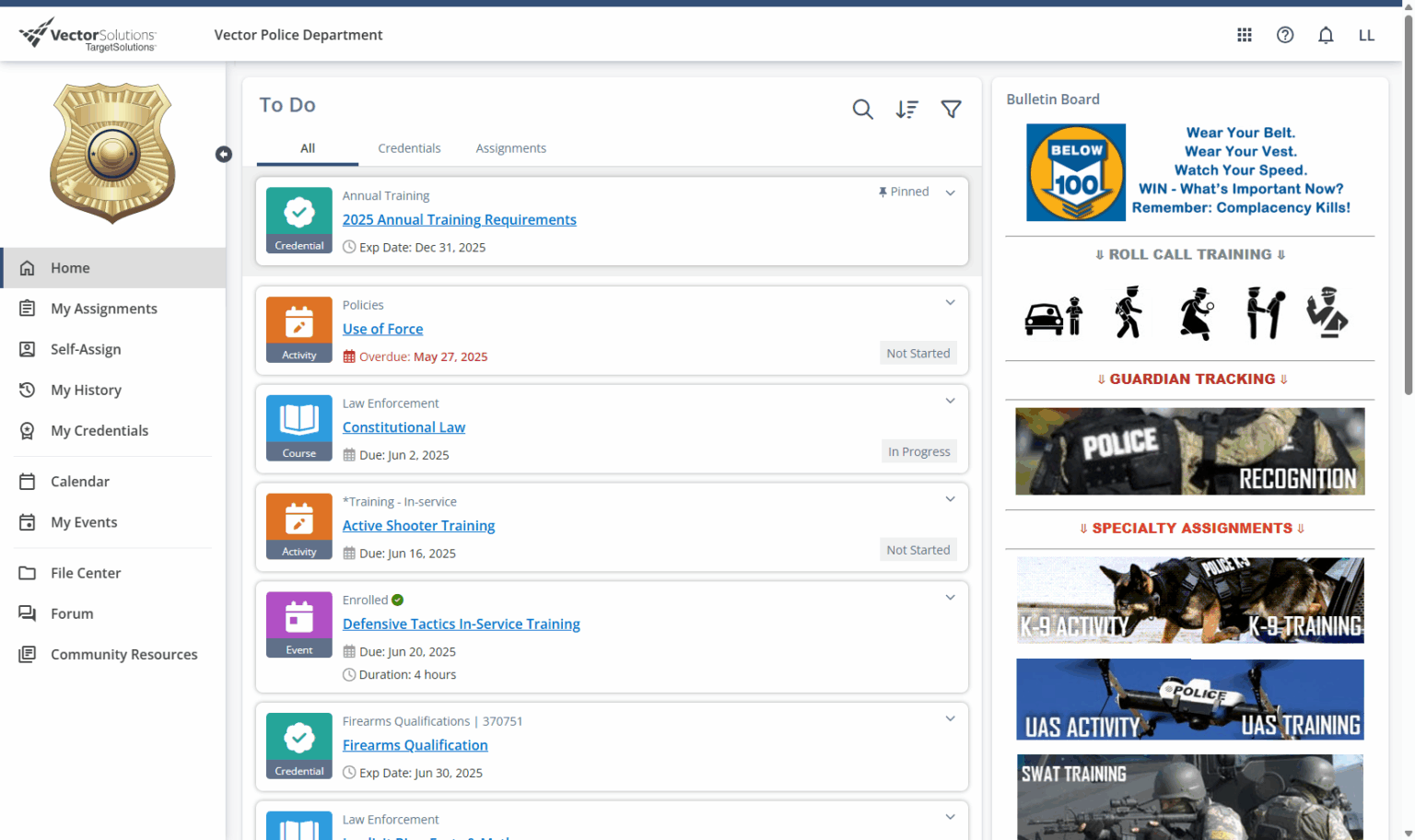 New and Exciting Features in TargetSolutions for Law Enforcement ...