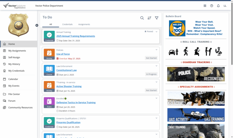 New and Exciting Features in TargetSolutions for Law Enforcement ...