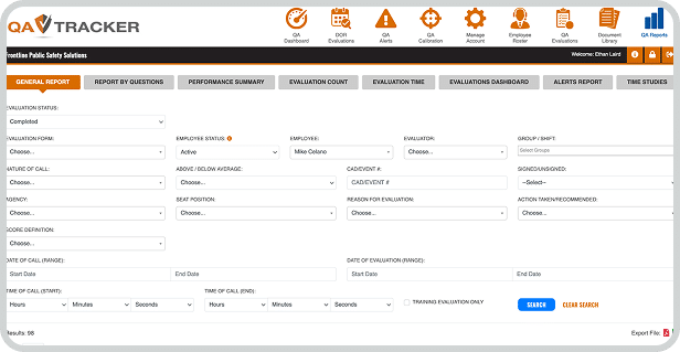 Quality Assurance Software for PSAPs and ECCs