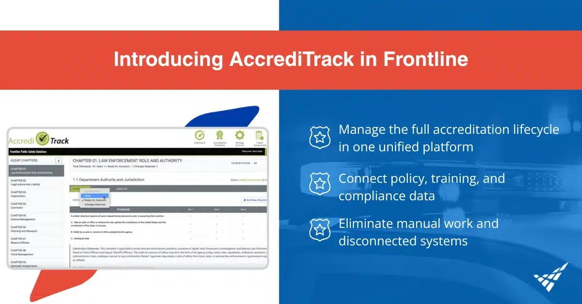 Vector Solutions Launches AccrediTrack to Help Law Enforcement Agencies ...